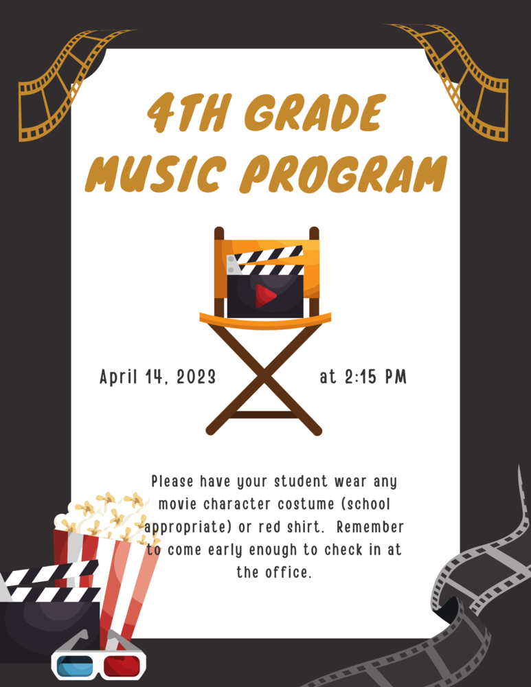 4th Grade Music Program | McKinley Elementary